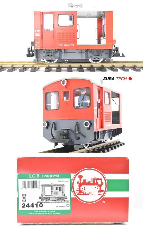 LGB 24410 Schienentraktor Tm 2/2 SBB Spur G Digital mit OVP (Gebraucht ...