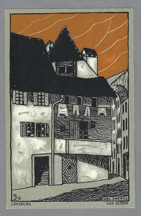LENZBURG, DAS ALGIER. SCHÖNE KÜNSTLER LITO SIGN. ZWEILE. (Gebraucht) in ...