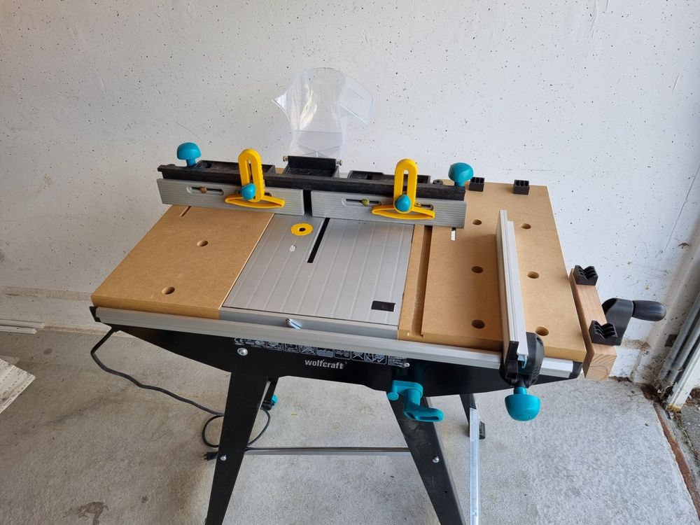 Wolfcraft Master cut 1500 mit Parallel-Fräsanschlag (Gebraucht) in ...