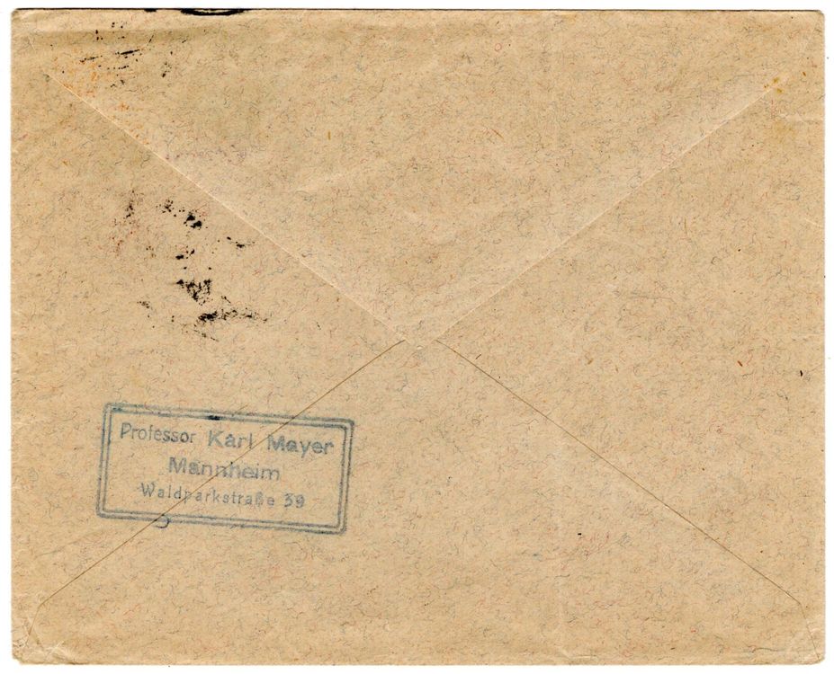 DR Dezemberbrief - Drucksache von MANNHEIM nach LUDWIGSBURG (Gebraucht ...