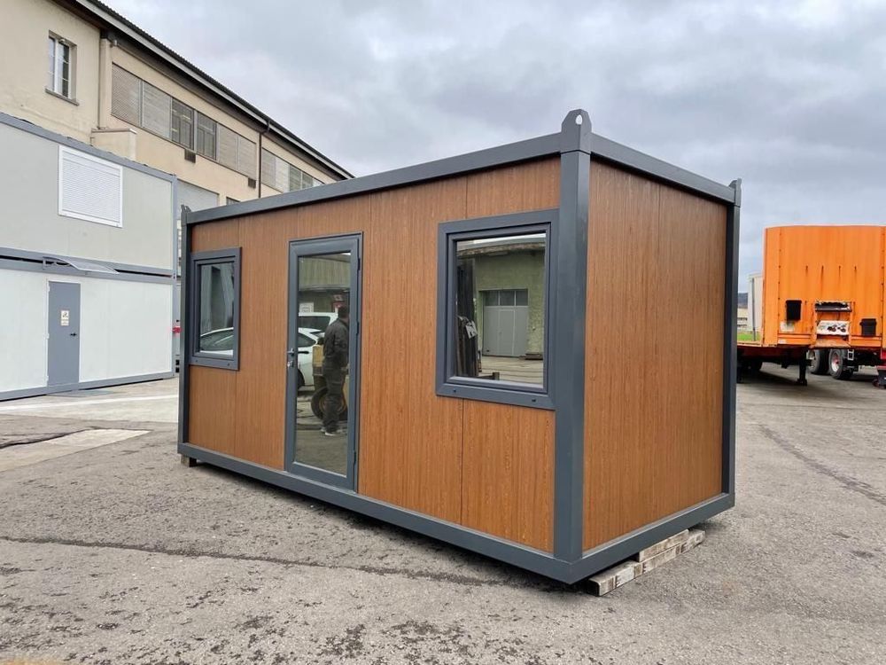 Hofladen Bürocontainer Baucontainer 6m / Vorführcontainer (Neu (gemäss Beschreibung)) in ...