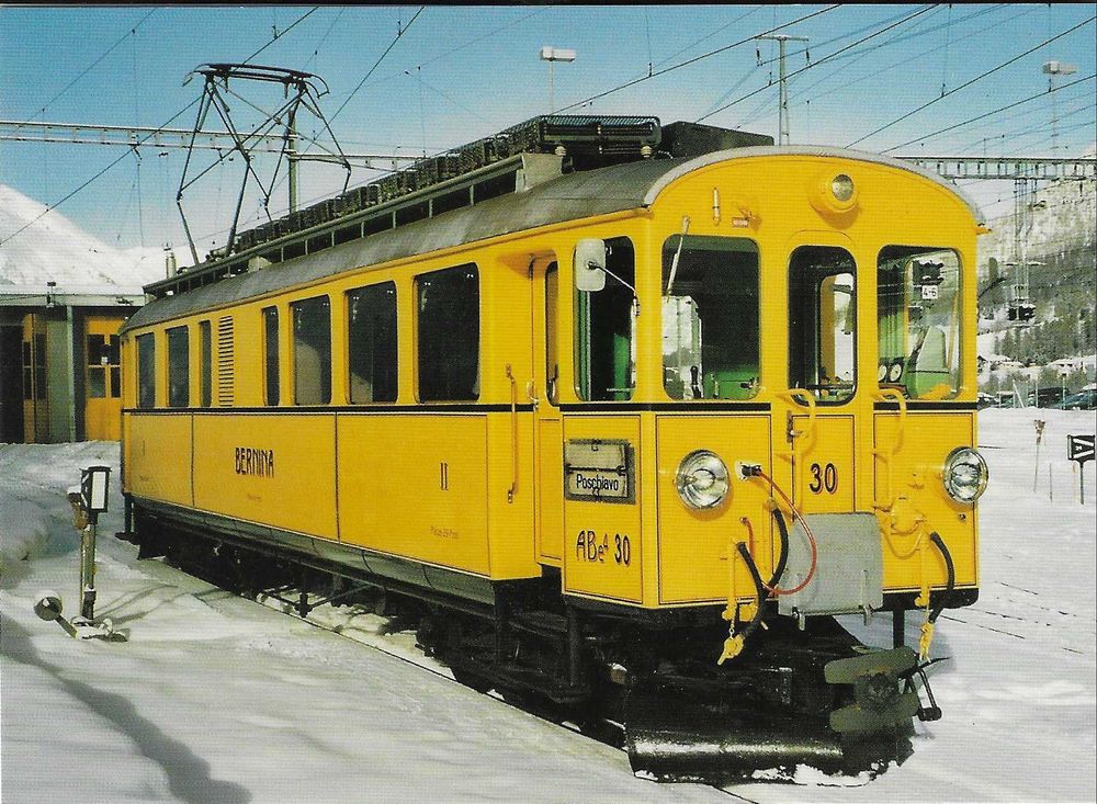 RhB Historischer Triebwagen ABe 4-4 30 der Berninabahn (Neu (gemäss ...