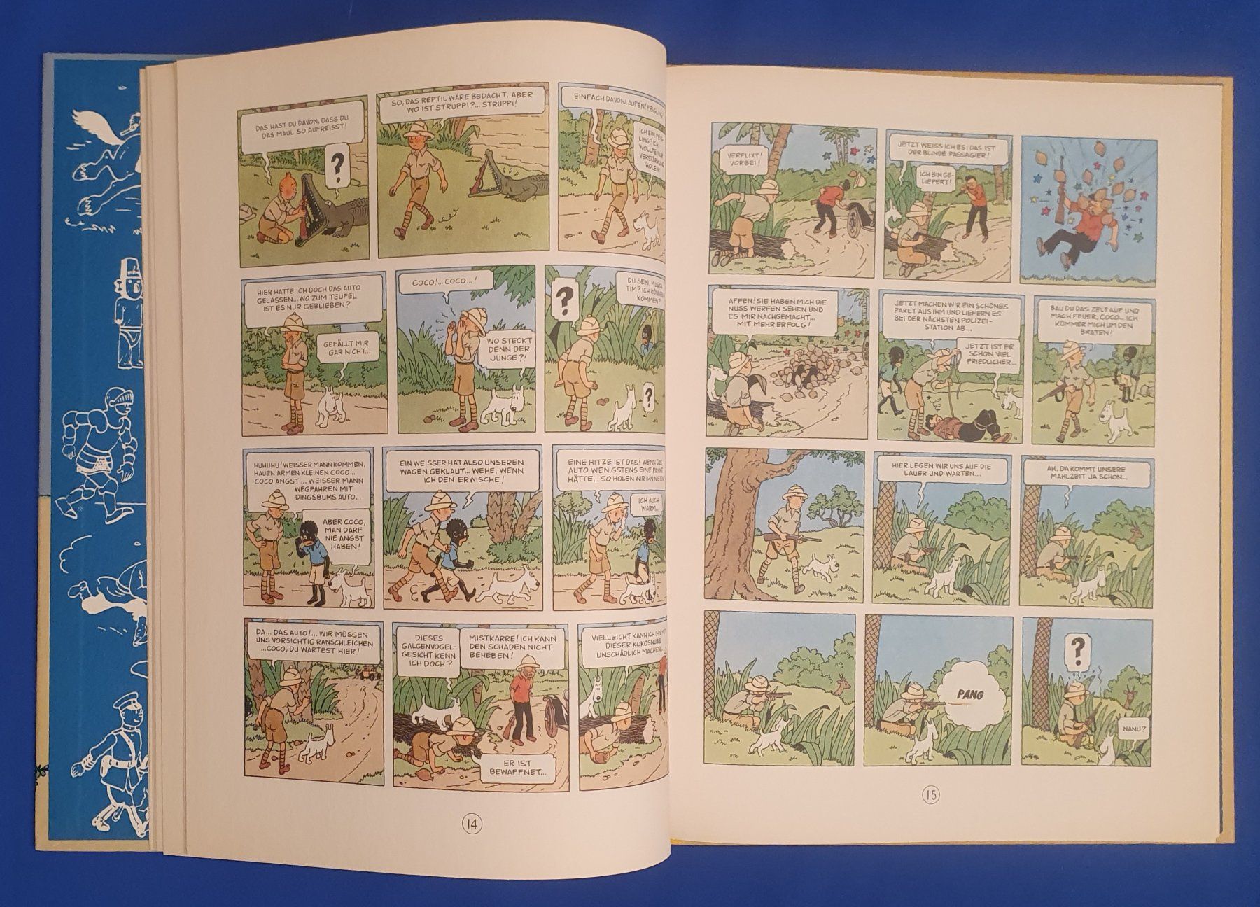 Tim und Struppi, Tim im Kongo, Farbfaksimile, Carlsen, 2008 (Neu ...