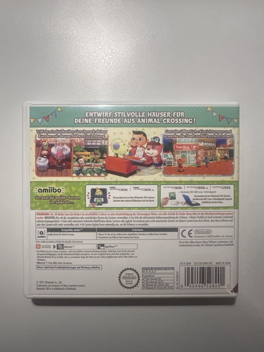 Happy Home Designer Nintendo 3DS Animal Crossing (Neu (gemäss ...