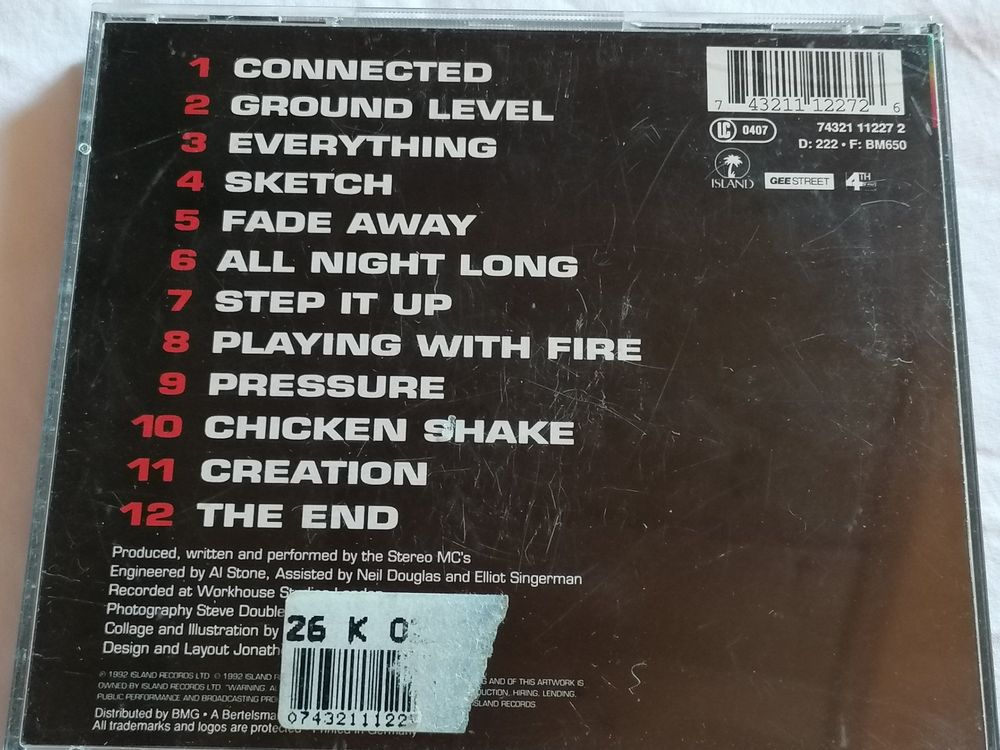 STEREO MC'S - CONNECTED (1992) Island Records Ltd. (Gebraucht) in ...