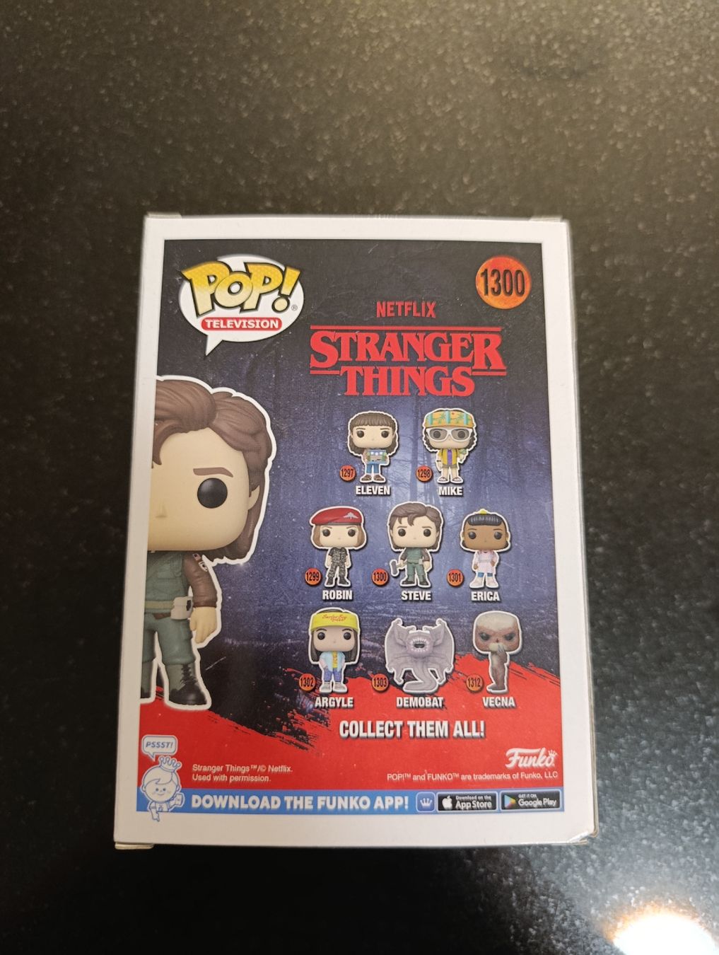 Funko Pop Stranger Things Steve 1300 Figurine Vinyle Rare! (Neuf (Voir ...
