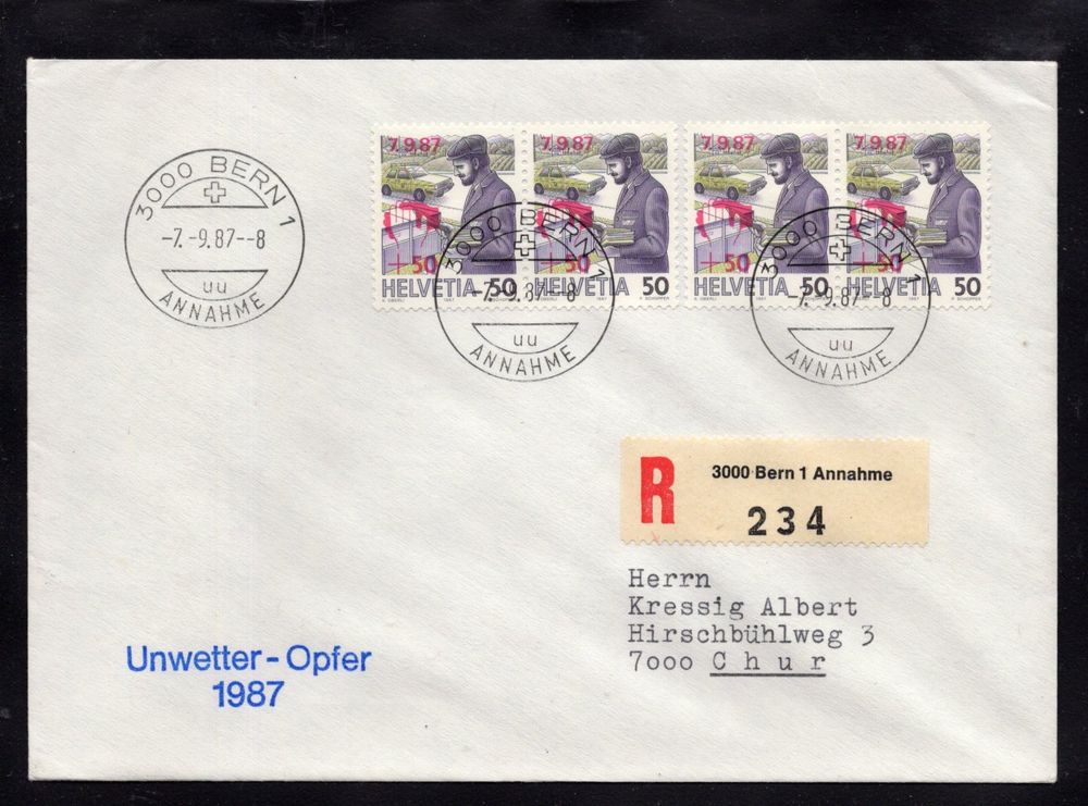 R1357 / Lettre W66 FDC (Gebraucht) in Ste-Croix für CHF 1 – mit Lieferung auf Ricardo kaufen