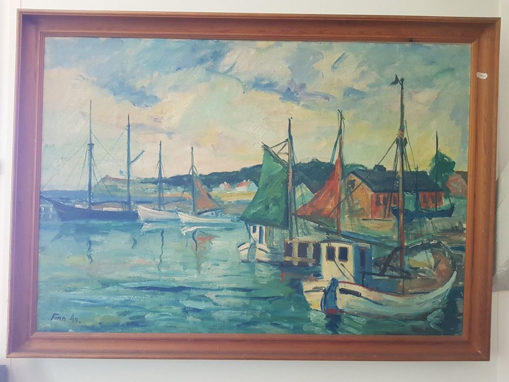 Gemälde Bild FINN ANDERSEN (1909-1987) EXPRESSIONIST (Gebraucht) in ...