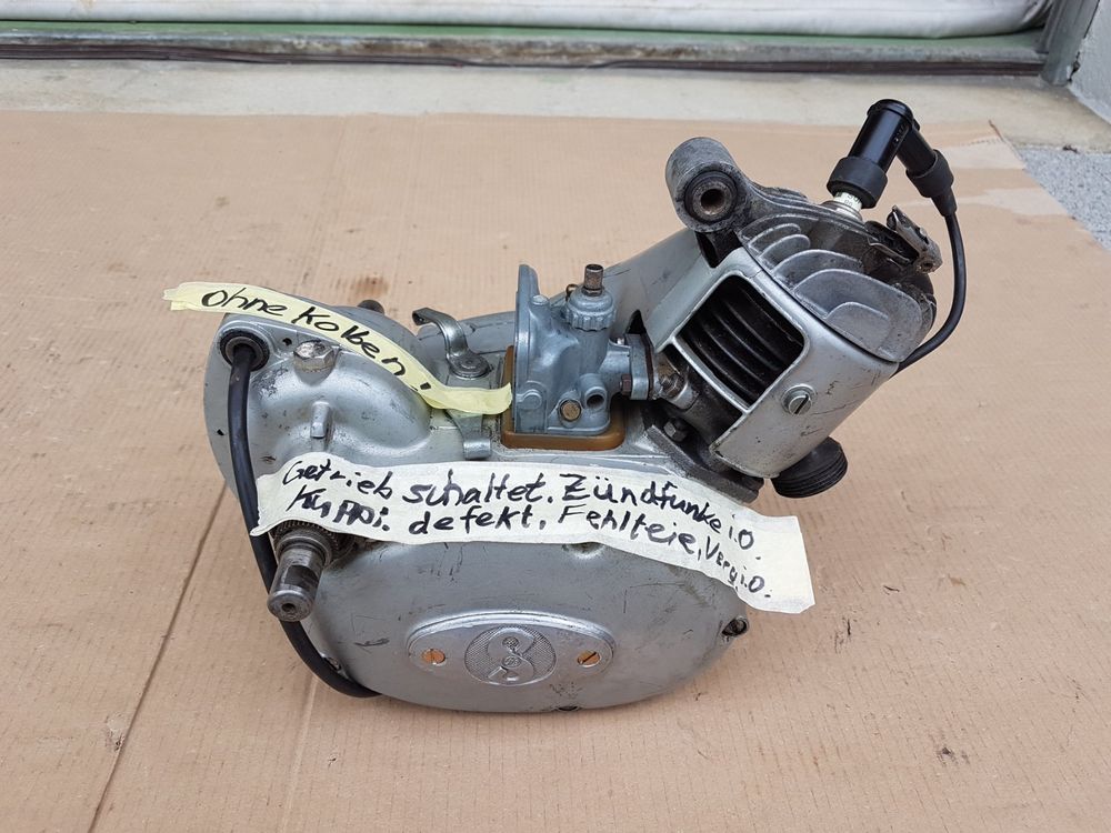 Motor Getriebe Zylinder Sachs 50 2 502 Gang Handschalter Geb | Kaufen ...
