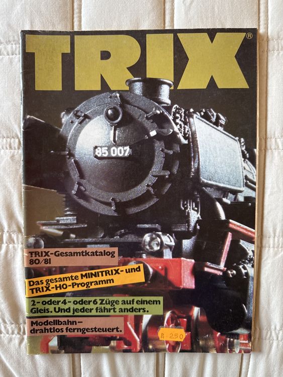 TRIX Gesamtkatalog 80/81 (Gebraucht) in Eschenz für CHF 5 – mit ...