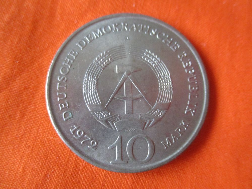 10 Mark Münze DDR, Buchenwald (Gebraucht) in Birsfelden für CHF 5.5 ...
