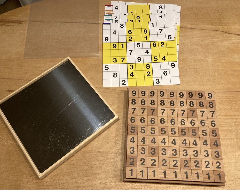Neues Sudoku Spiel aus Holz - Magnetisch und Komplett! (Neu (gemäss ...
