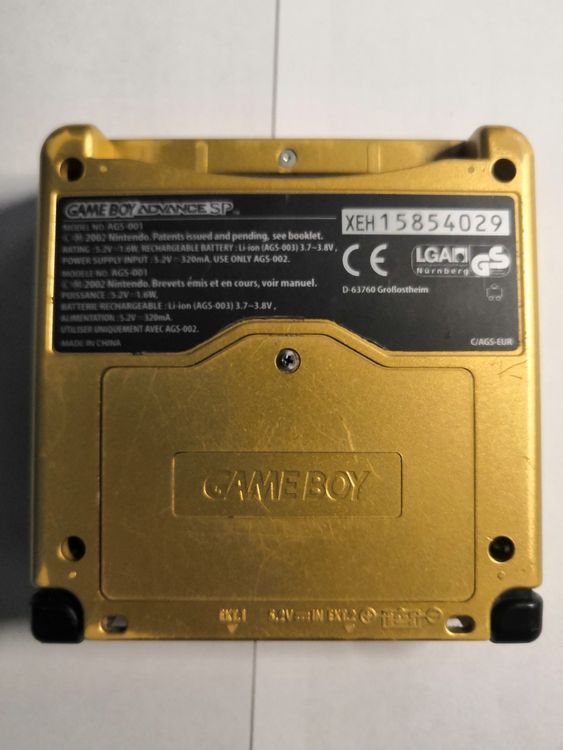 GAMEBOY ADVANCED SP, LEGEND OF ZELDA ORIGINAL EDITION, GOLD | Kaufen ...
