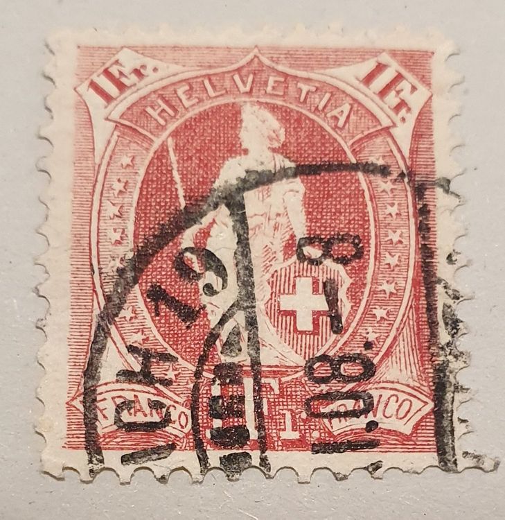 Stehende Helvetia 99A Kat. 20.- (Gebraucht) in Balgach für CHF 2 – mit Lieferung auf Ricardo kaufen