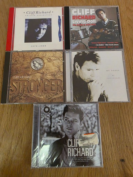 5 Stück CD Sammlung (1x ORIGINALVERPACKT) - Cliff Richard (Gebraucht ...
