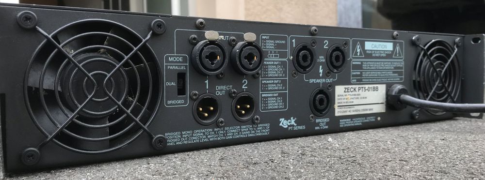 Zeck Power Amplifier Stereo inkl. 2 Zeck Monitoren, komplett | Kaufen ...