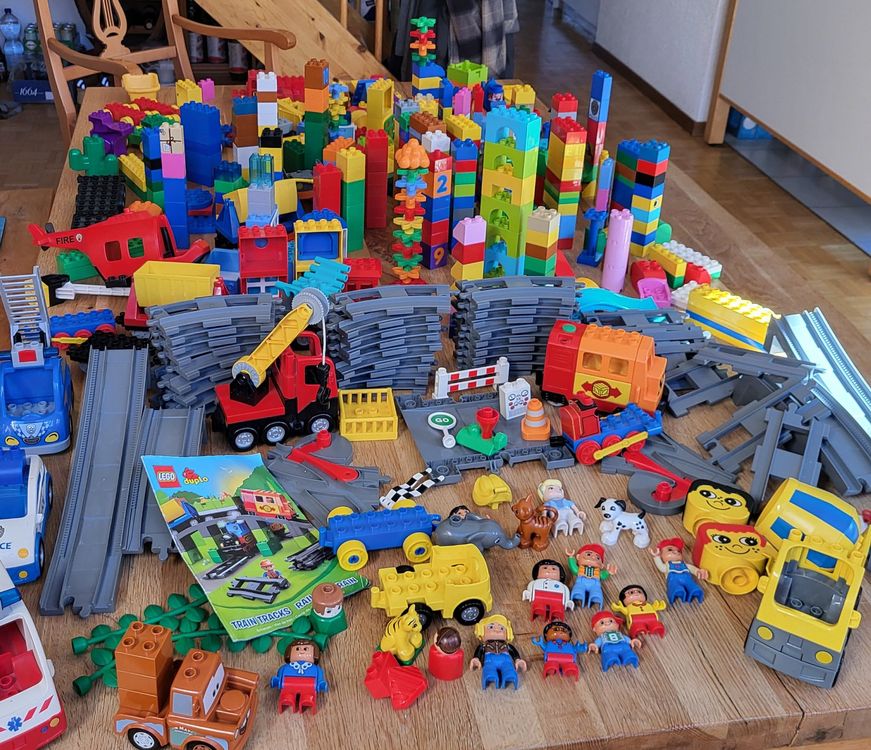 10.5KG Lego Duplo mit Zug/train (Gebraucht) in Prangins für CHF 121 ...