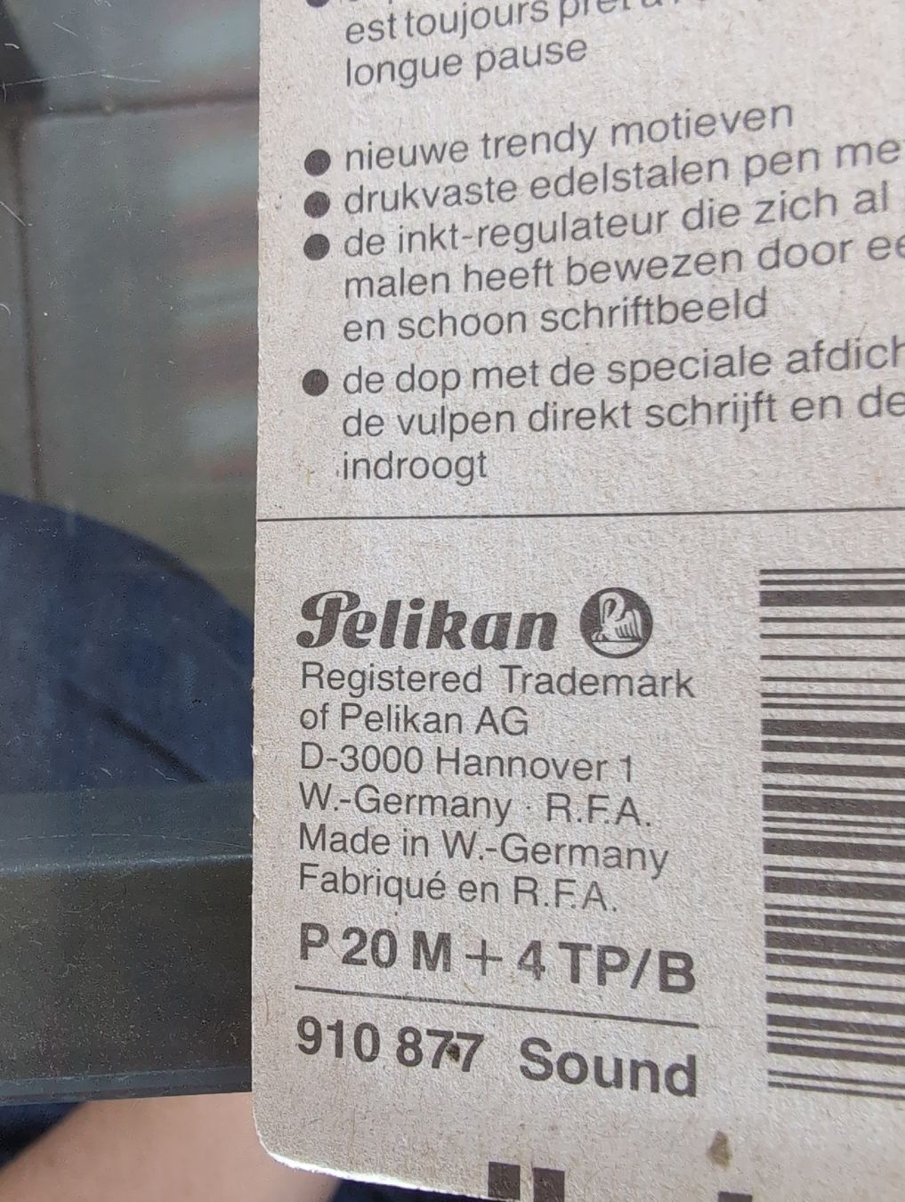 Patronenfüller Sound von Pelikan (Neuf (Voir description)) à Bern pour ...
