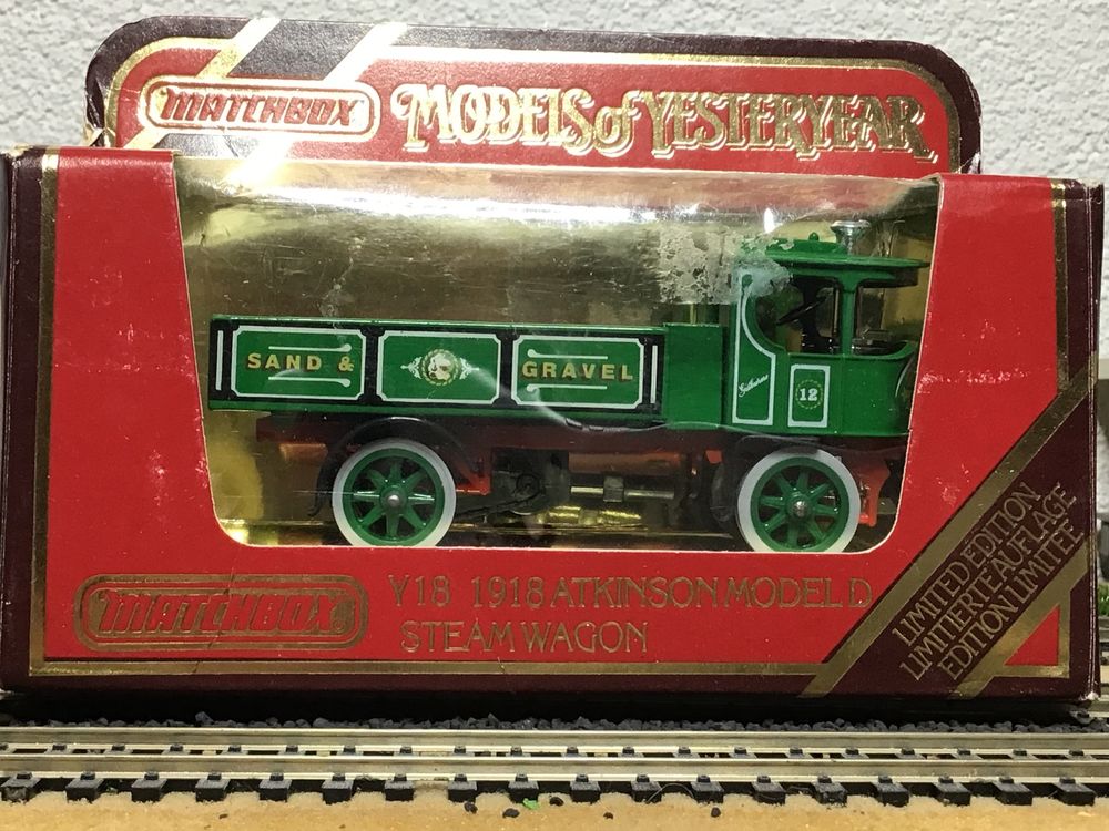 Matchbox Y-18 1918 Atkinson Steam Wagon Limited Edition (Neu (gemäss ...