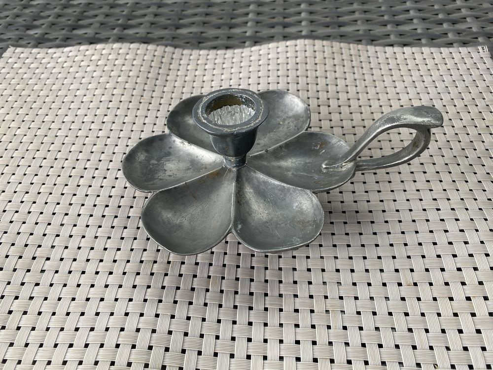 Vintage Kerzenhalter aus Zinn (Gebraucht) in Balsthal für CHF 10 – nur Abholung auf Ricardo kaufen