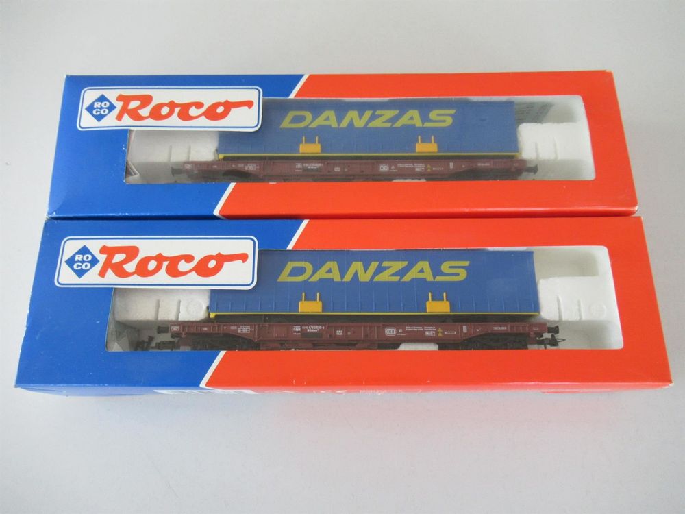 Roco DB 2 x 46373 DANZAS Taschenwagen DC | Kaufen auf Ricardo