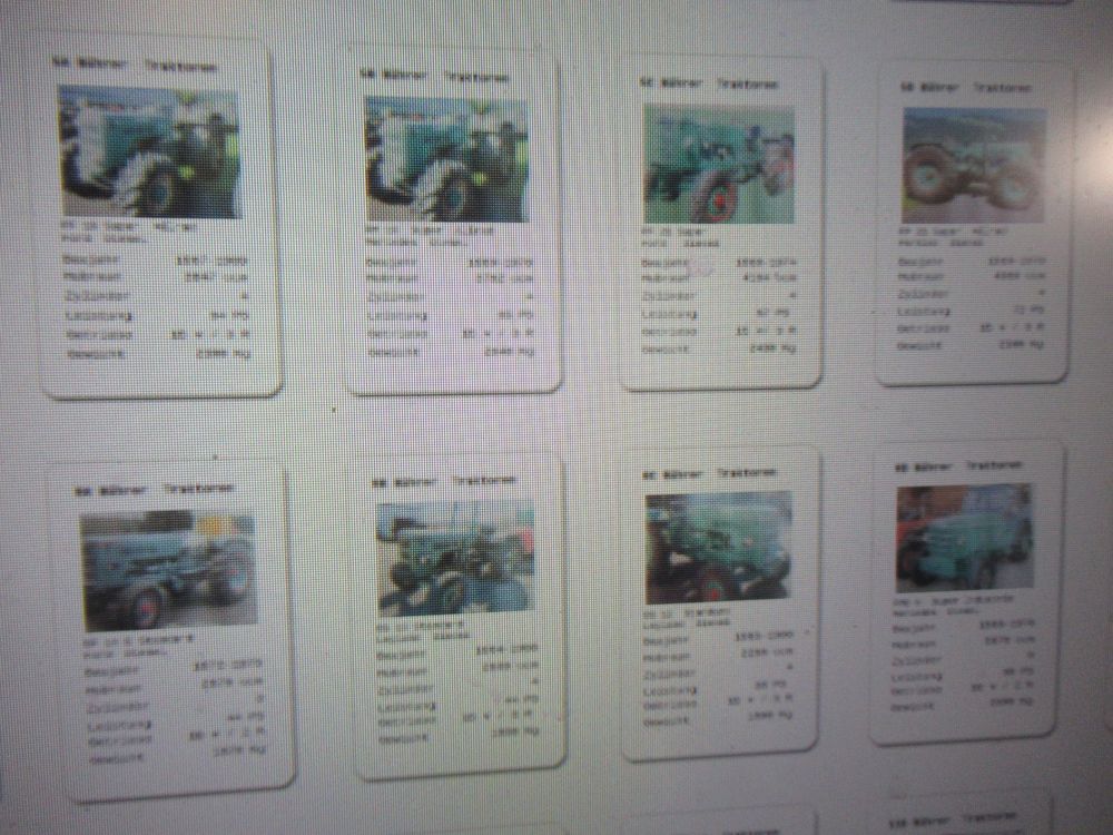 Bührer 2 Traktoren Quartett 52 Karten (Neu und originalverpackt) in Herznach für CHF 32 – mit ...