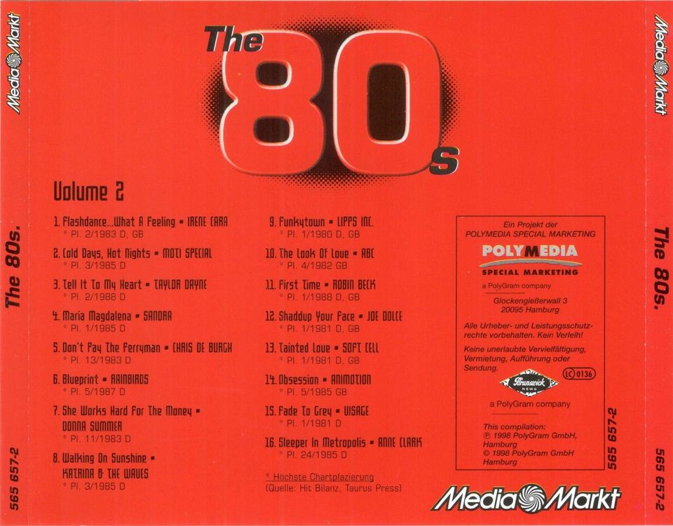 CD The 80s Vol. 2 | Kaufen auf Ricardo