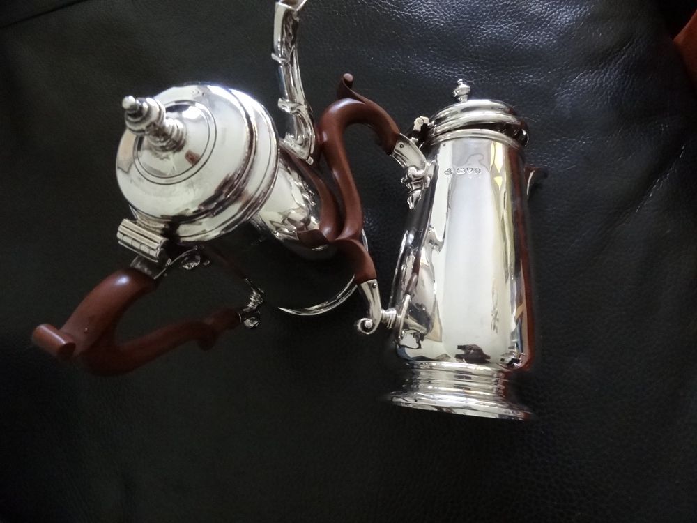 CAFETIERE ET THEILLERE ANCIENNE ENSTERLING 925 ANGLAIS (Gebraucht) in ...