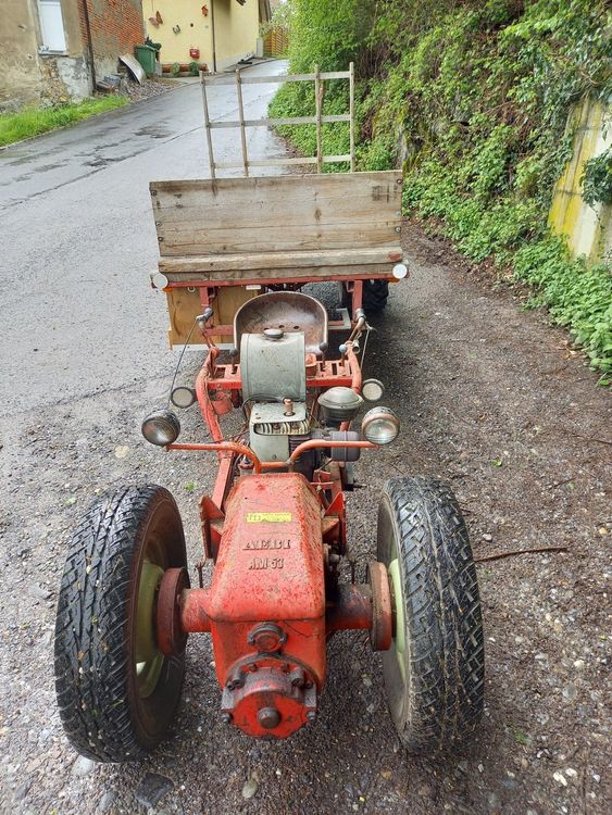 Einachser Aebi AM 53 mit Triebachsanhänger (Gebraucht) in Birrwil für CHF 1400 – nur Abholung ...