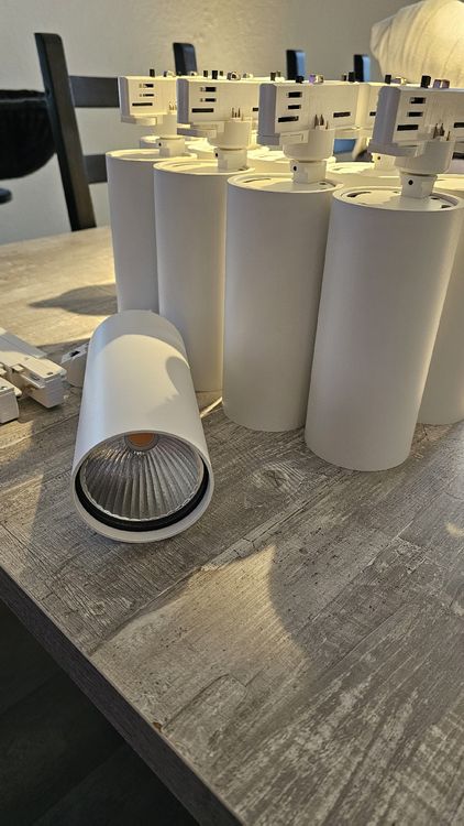 10x LTS LED DALI Deckenstrahler, 3Ph Schienenstrahler weiss (Gebraucht) in Nussbaumen AG für CHF ...