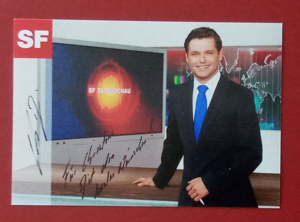 Urs Gredig Moderator SRF Autogramm signiert Foto 10x15cm | Kaufen auf ...