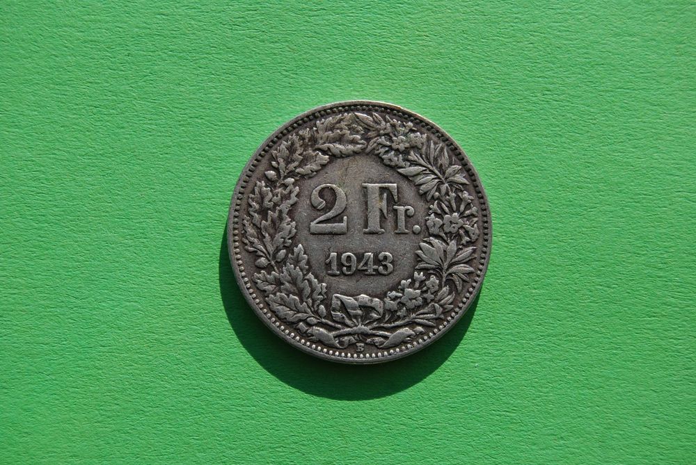 1 Münze 2 Franken 1943 | Kaufen auf Ricardo