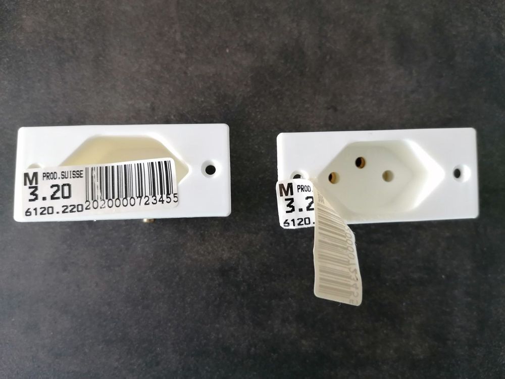 Einbausteckdosen Typ 13 (Neu und originalverpackt) in Emmen für CHF 1 ...