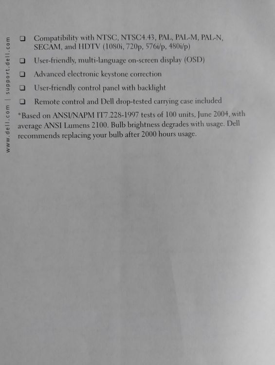 Dell 2300MP DLP Projektor (Gebraucht) in Zürich für CHF 2 – nur ...