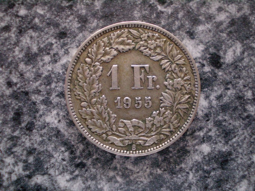 1 Fr. 1955 !!! sehr Rar !!! ab 1.- !!! | Kaufen auf Ricardo