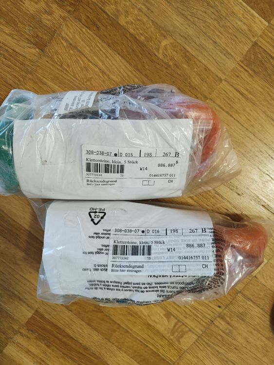 Klettergriffe 20 Stück - Set grosse und kleine Griffe (Neu (gemäss ...