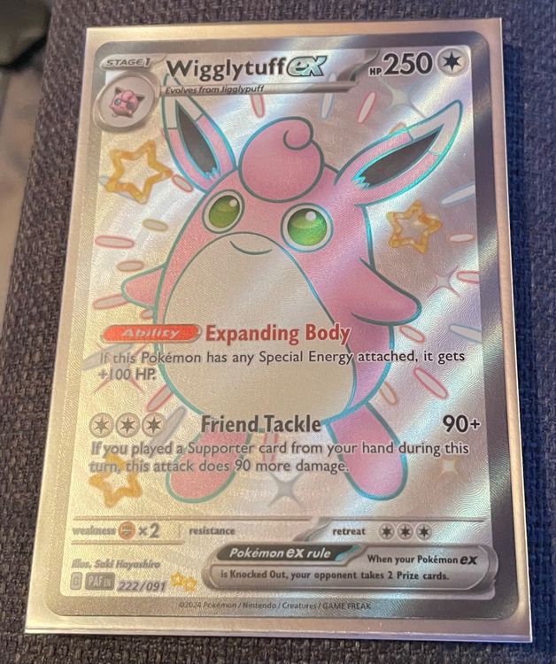 Wigglytuff ex Full Art/Paldean Fates/NM (Neu (gemäss Beschreibung)) in ...
