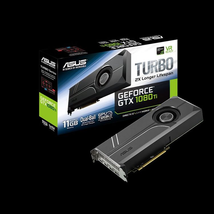 ASUS Turbo GeForce GTX 1080 Ti 11GB GDDR5X for 4K gaming (Gebraucht) in ...