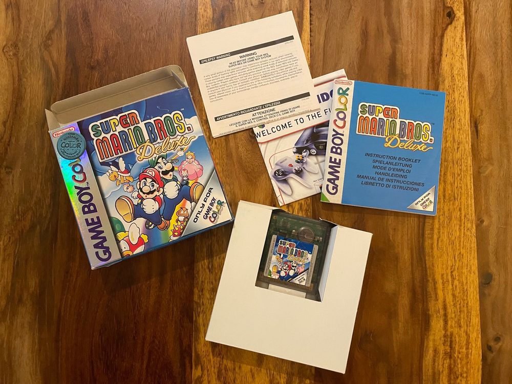 Nintendo Gameboy Color Super Mario Deluxe wie Neu (Gebraucht) in ...