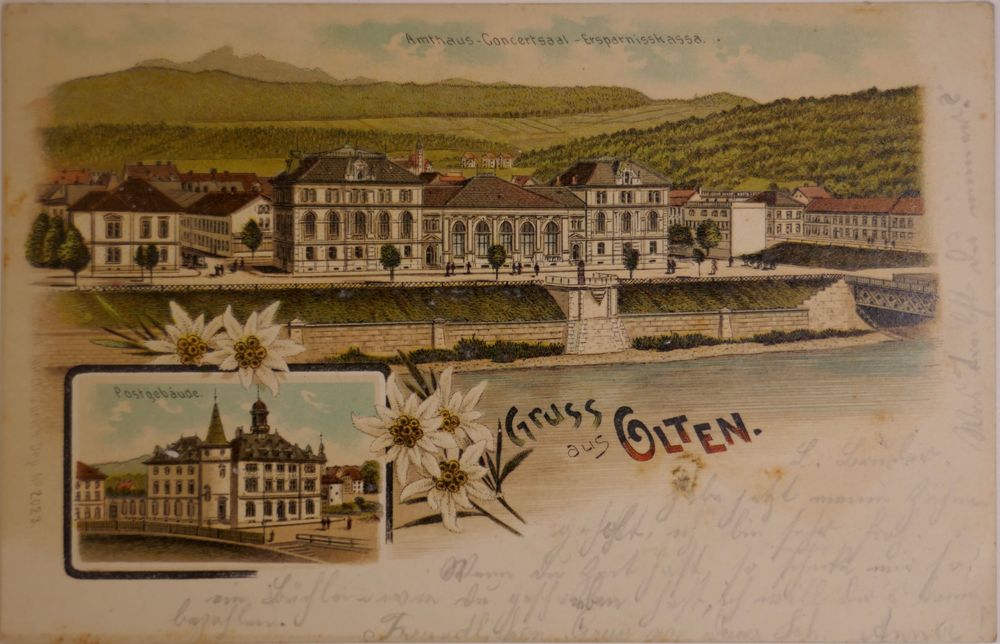Postkarte Gruss aus Olten 1900 | Kaufen auf Ricardo