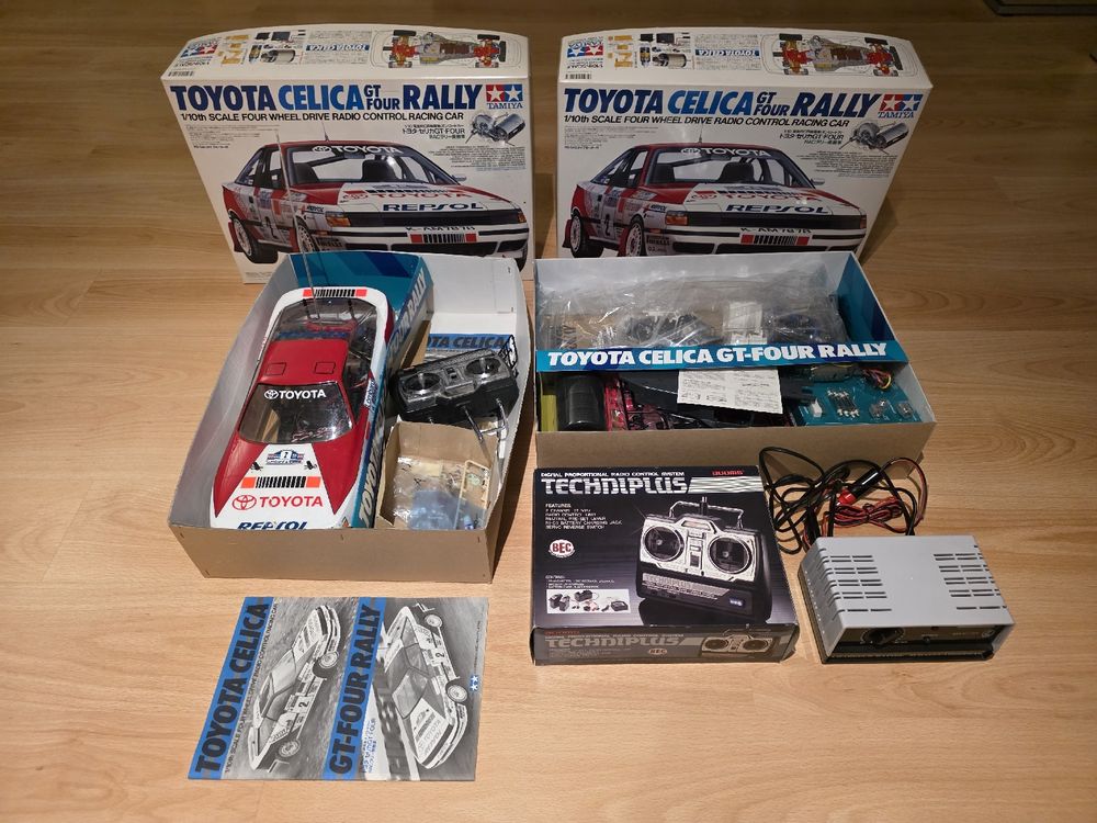 Vintage Tamiya TOYOTA CELICA GT-4 RALLY #58096 TA-01 4WD 2St (Neu und ...