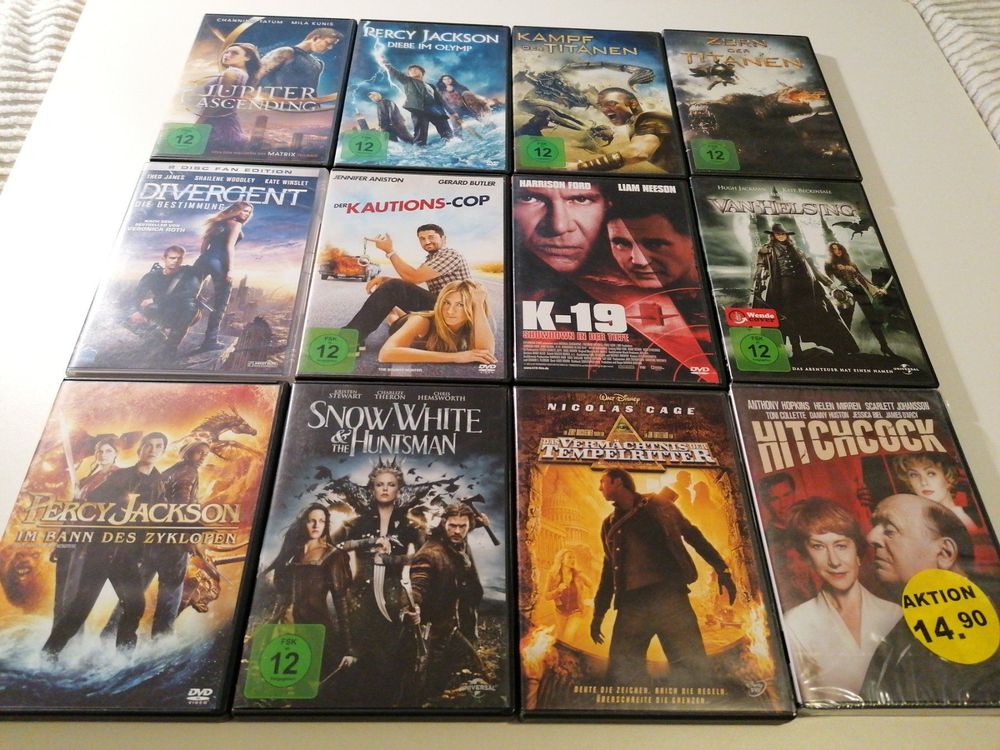 12 DVDs ab 12 Jahre (Gebraucht) in Biberist für CHF 1 – mit Lieferung ...