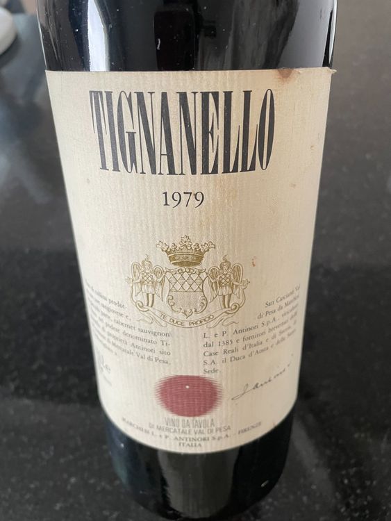 Tignanello Magnum 1.5 Liter, Jahrgang 1979 - Rarität (Neu und originalverpackt) in Mörschwil für ...