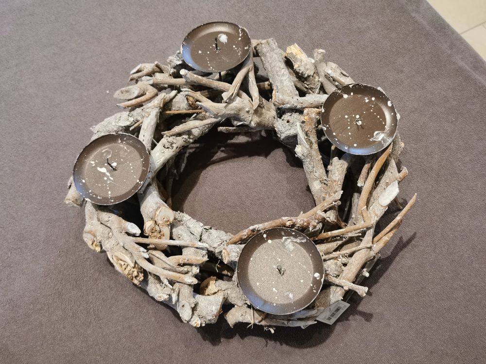 Schwemmholz Kranz Weihnachten Shabby Chic Holzkranz (Neu und originalverpackt) in Fischbach ...