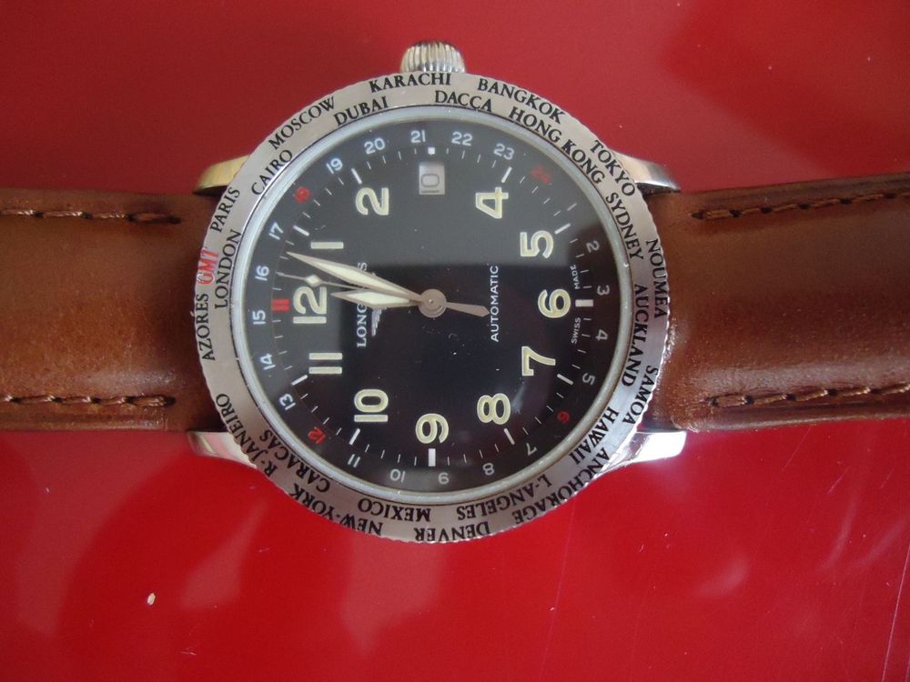 LONGINES AUTOMATIC HOMME WORLD TIMER | Kaufen auf Ricardo