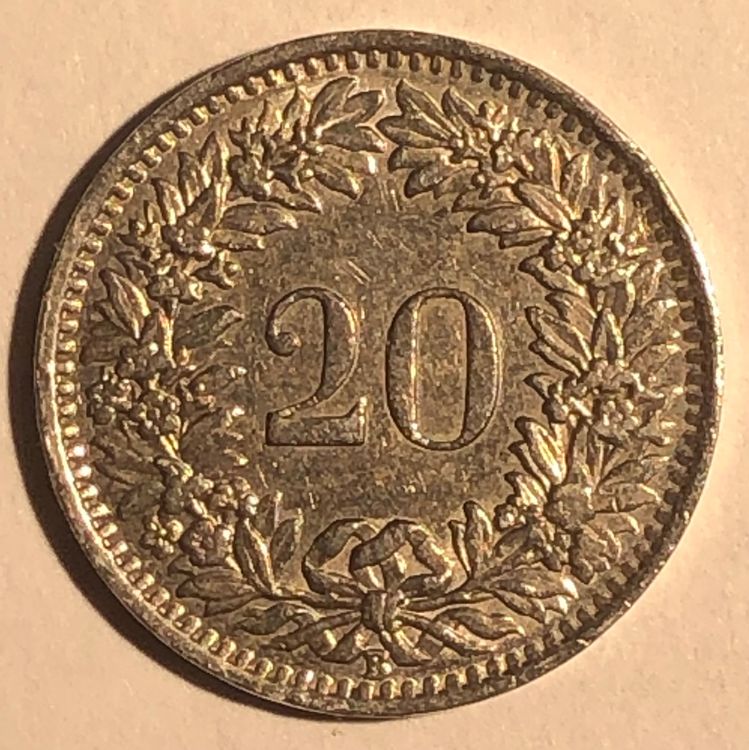 20 Rappen 1944 (Gebraucht) in Wettingen für CHF 1 – mit Lieferung auf Ricardo kaufen