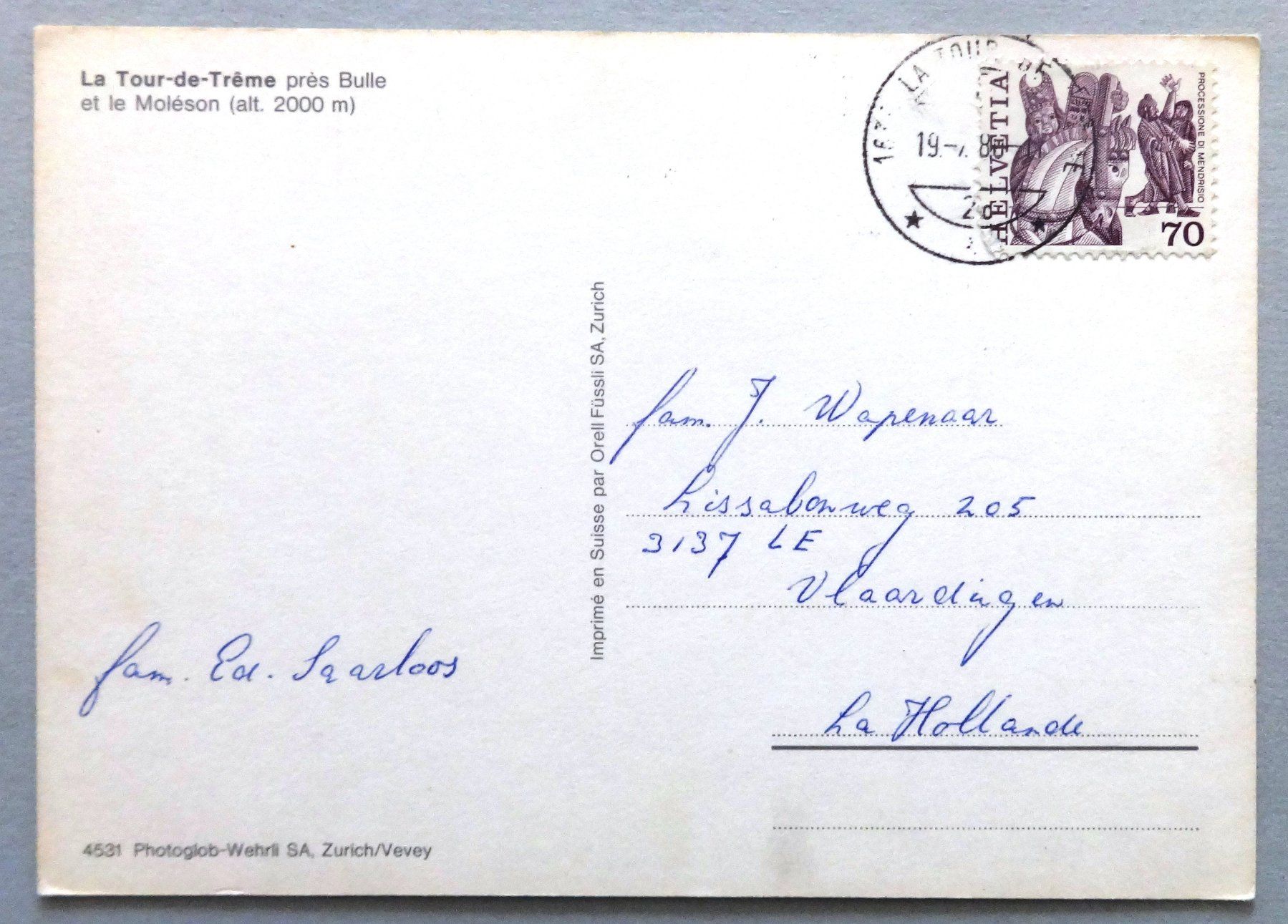 La Tour-de-Trême près Bulle et le Moléson (D'occasion) à Fétigny pour ...