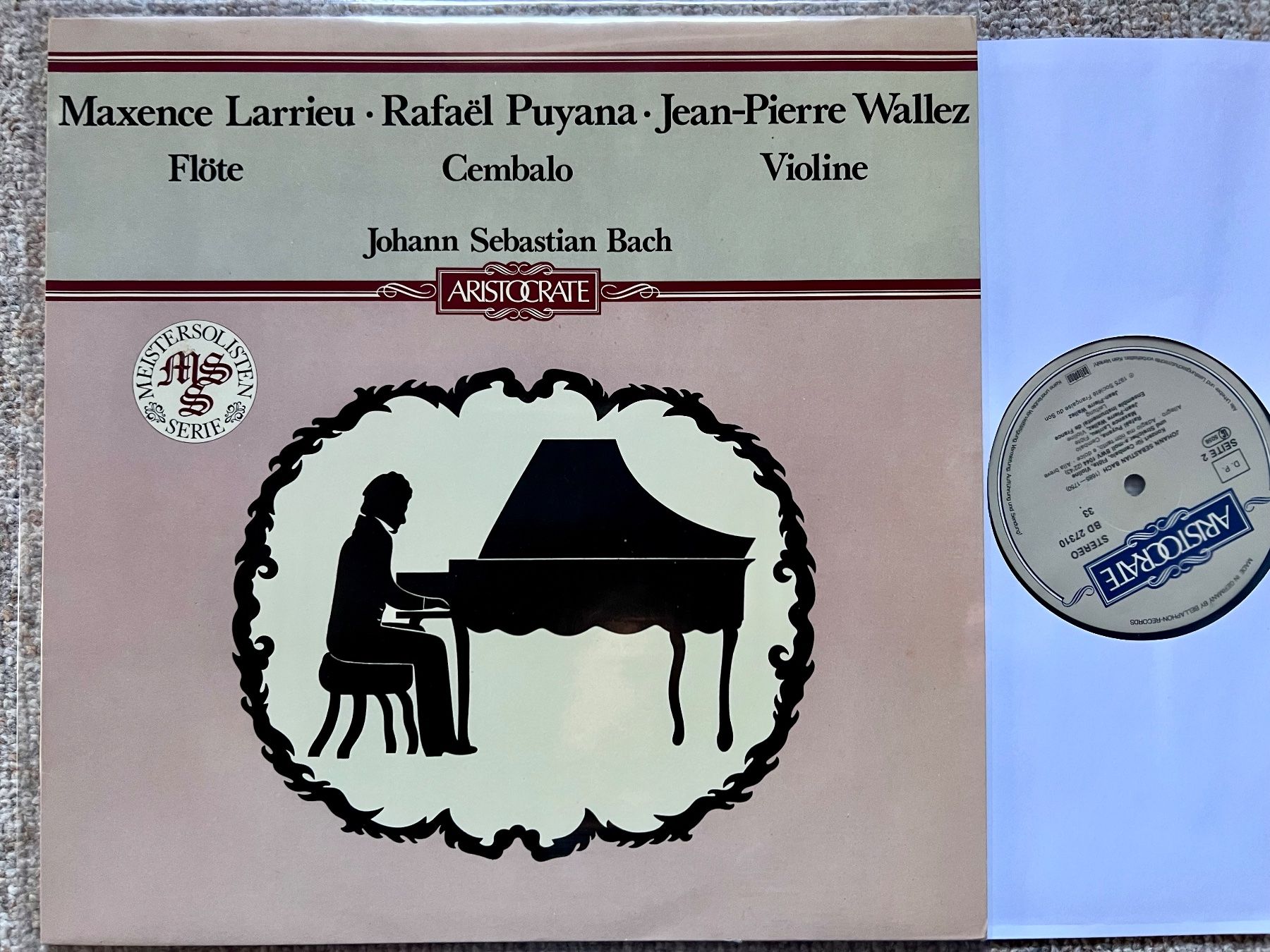 Meistersolisten-Serie Bach Puyana Larrieu Wallez TOP LP🛀 (Neu (gemäss ...