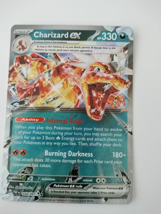 Pokemon Charizard ex 54/91 Paldea Fates | Kaufen auf Ricardo