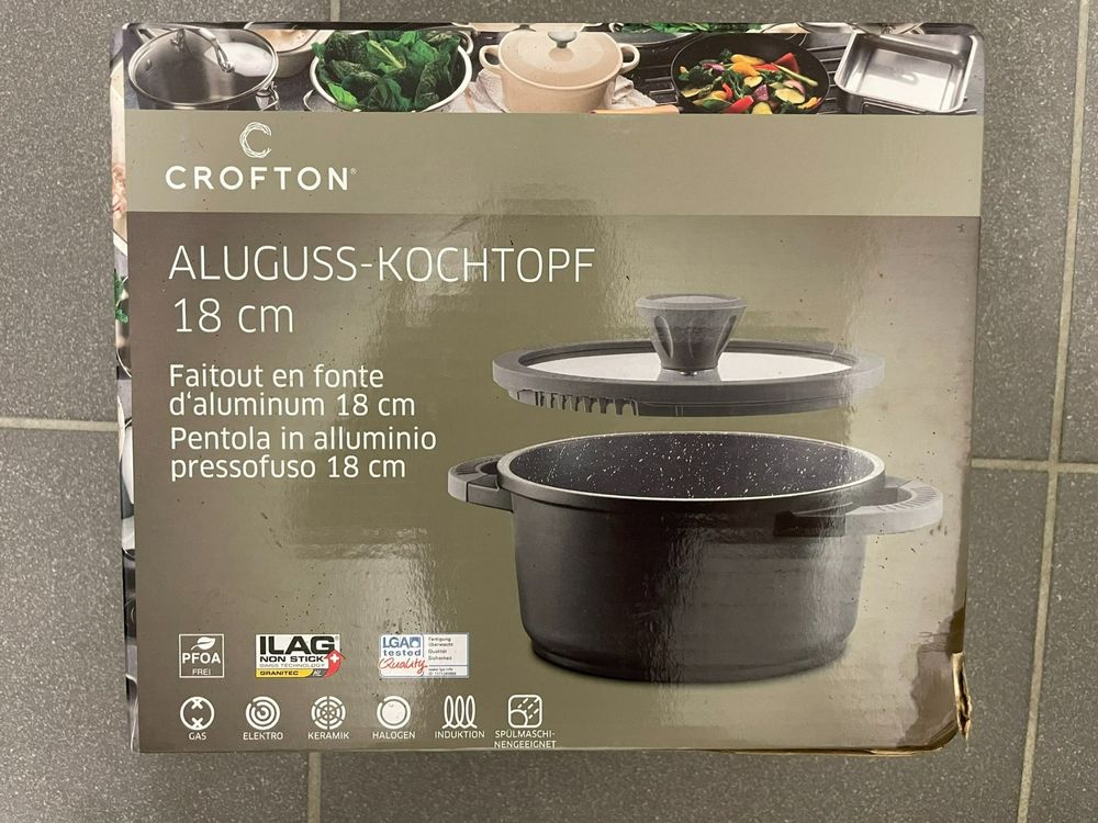 Aluguss-Kochtopf CROFTON 18cm, neu (Neu und originalverpackt) in Jona ...